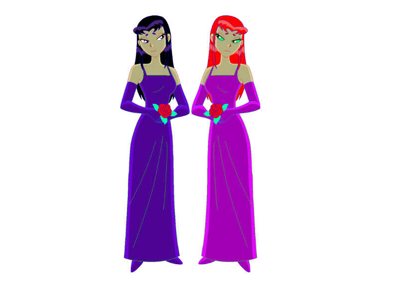 Blackfire And Starfire Bonding By Alphagodzilla1985 On Deviantart