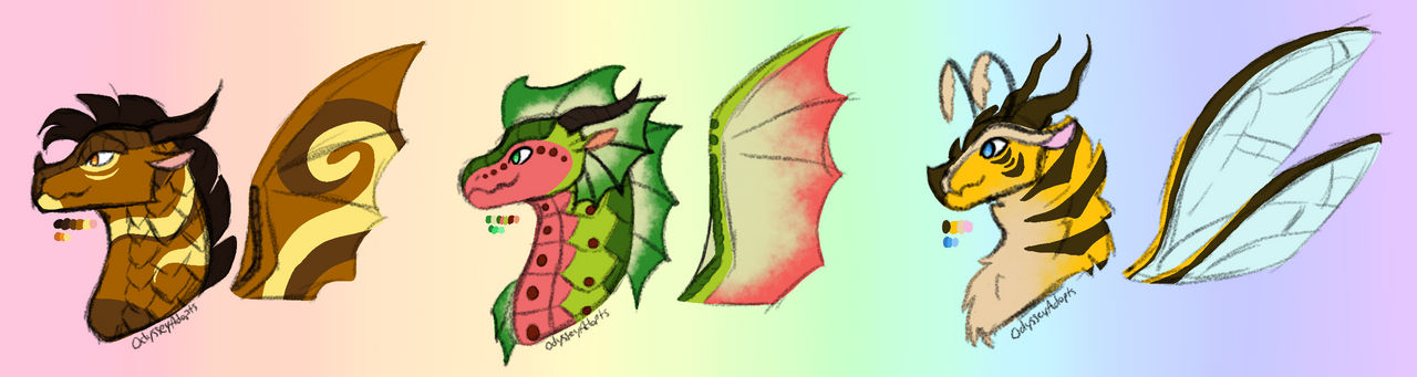 WOF Hybrid Sketch Adopts - CLOSED by OdysseyAdopts on DeviantArt WOF Hybrid Sketch Adopts - CLOSED by OdysseyAdopts on DeviantArt