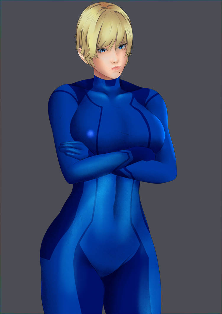 Samus Aran Short Hair By Arantking On Deviantart