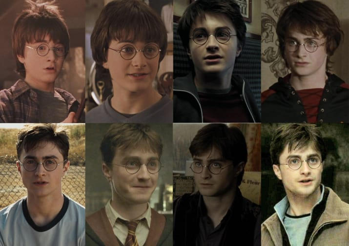 Harry Potter Through The Years By Aliciamartin851 On Deviantart