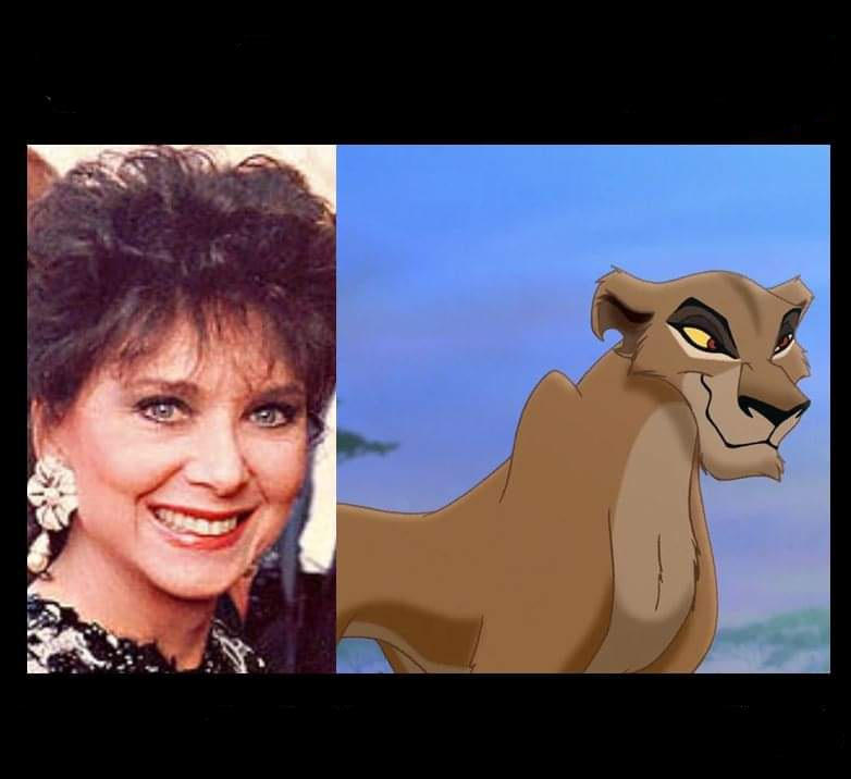 Lion King Zira With Her Voice Actress By Aliciamartin851 On Deviantart