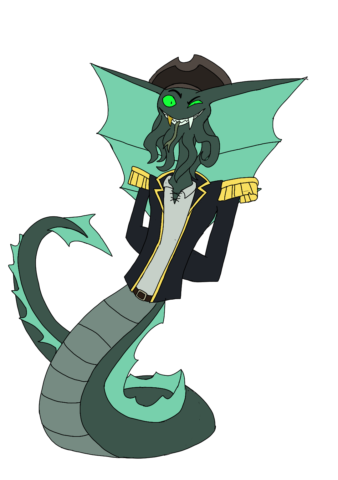 Hazbin Hotel Helluva Boss Oc Leviathan By Deviantfantastic On Deviantart