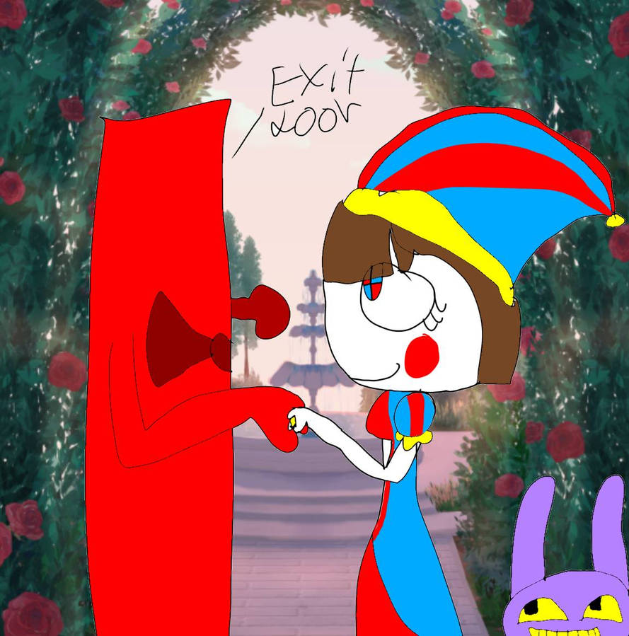 Exit Door And Pomni Gets Married By Funnykattotales On Deviantart