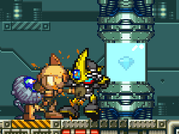 Emerl And Gemerl Receiving A Chaos Emerald By Justinpritt16 On Deviantart