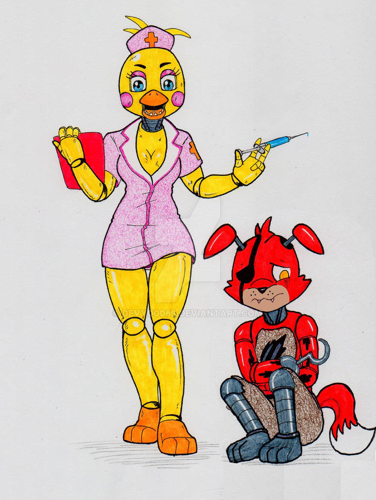 Toy Chica Nurse By Devyo0069 On Deviantart