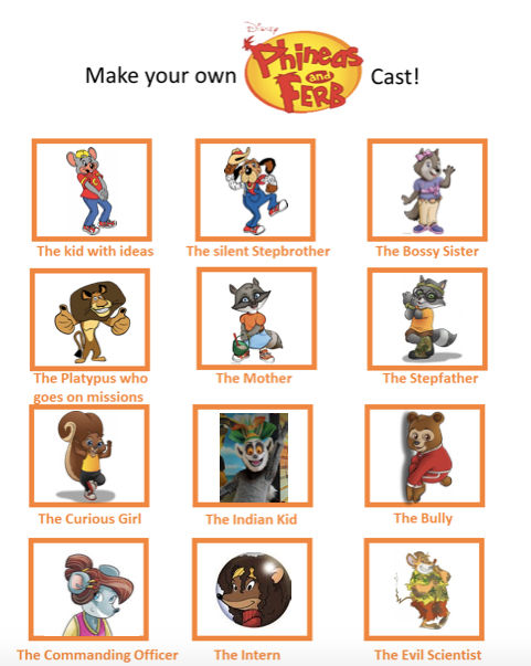 My Phineas And Ferb Cast Meme By Alexlover366 On Deviantart