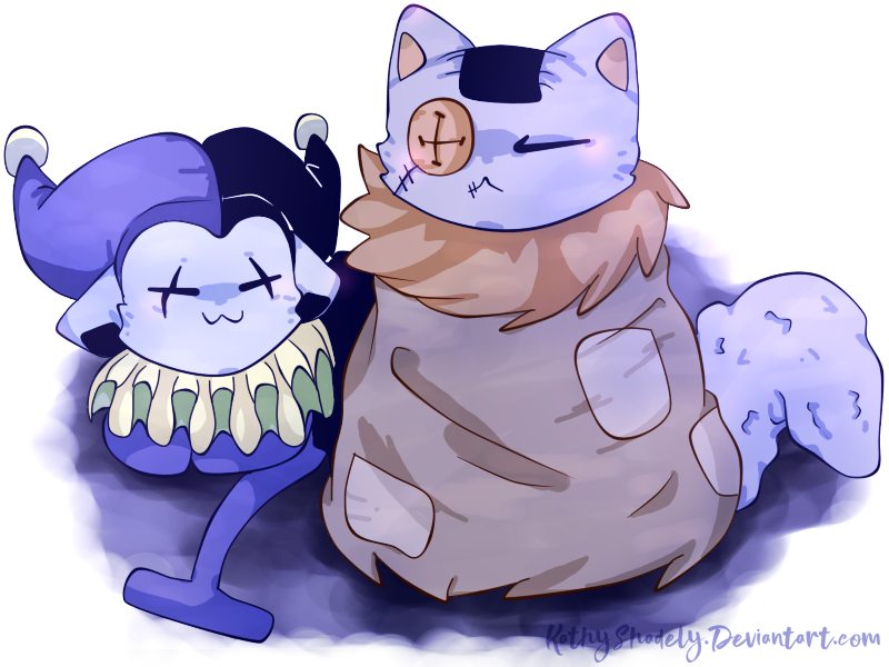 Seam And Jevil V Cats By Kathyshadely On Deviantart