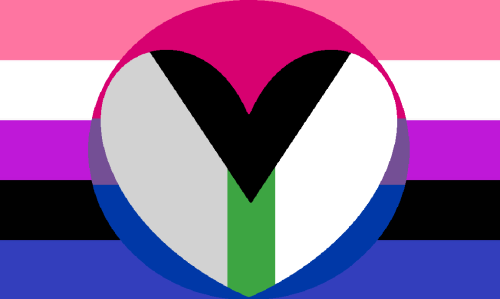 Bisexual Demiromantic Genderfluid Combo Pride Flag By Jfifles On Deviantart