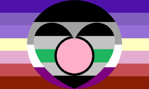 Asexual Fictoromantic Nonbinary Lesbian Pride Flag By Jfifles On Deviantart