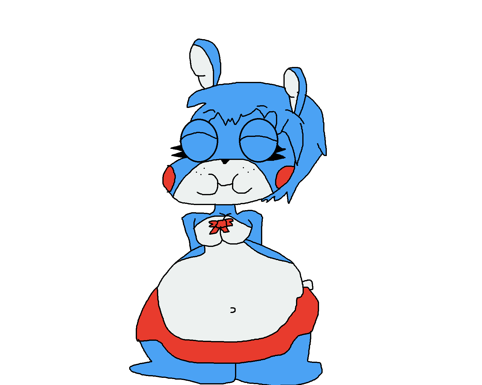 Fnia Toy Bonnie Chubby Belly By Loganrock305 On Deviantart