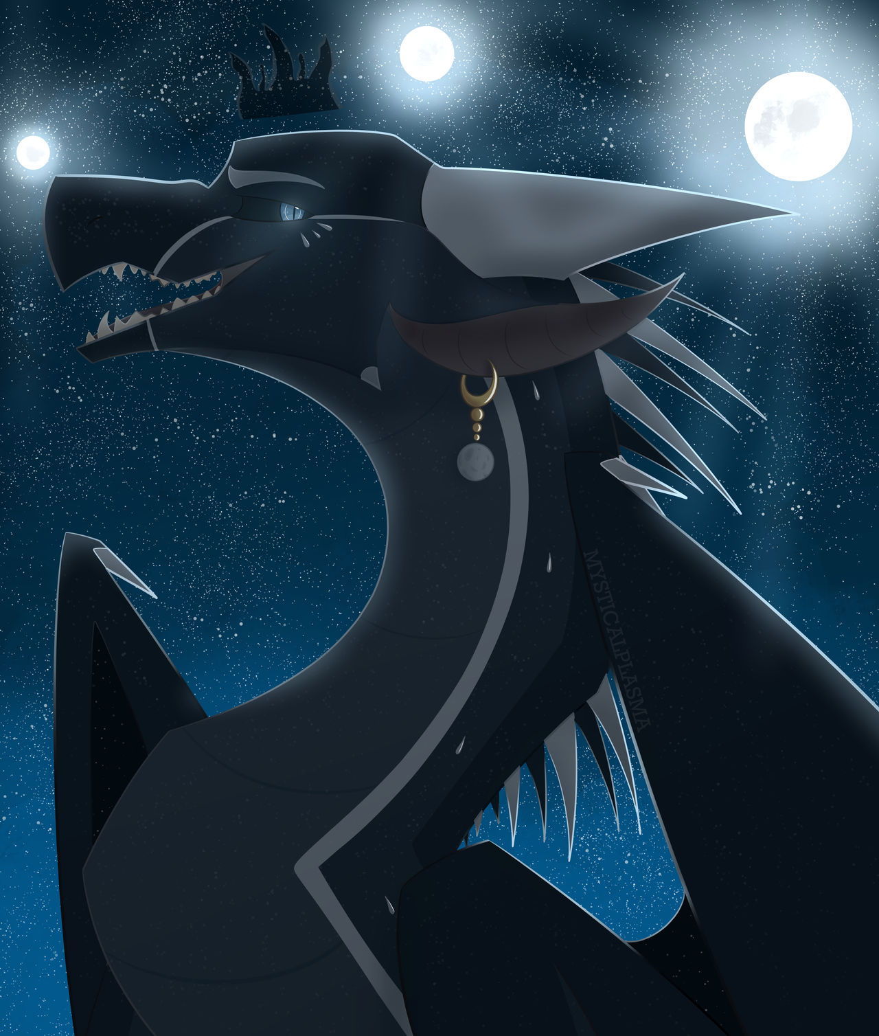 King Darkstalker Wings Of Fire By Mysticalplasma On Deviantart