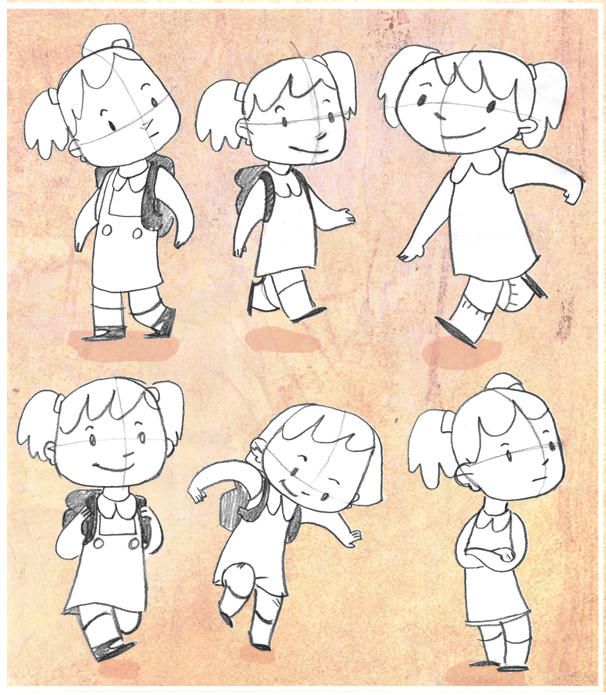 Girl character designs by elbooga on DeviantArt
