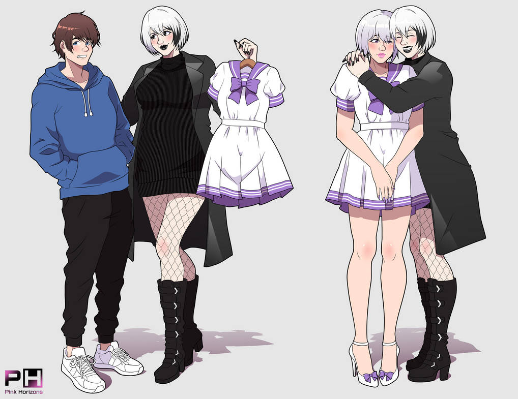 Commission Ian And Alice By Pink Horizons On Deviantart