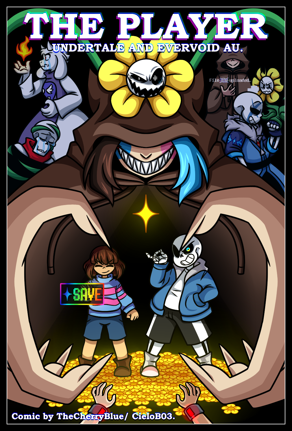 THE PLAYER - EVERVOID AU (Undertale) ART. by TheCherryBlue on DeviantArt THE PLAYER - EVERVOID AU (Undertale) ART. by TheCherryBlue on DeviantArt