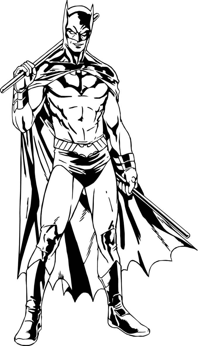 Dick Grayson Batman Inked By Rusten On Deviantart