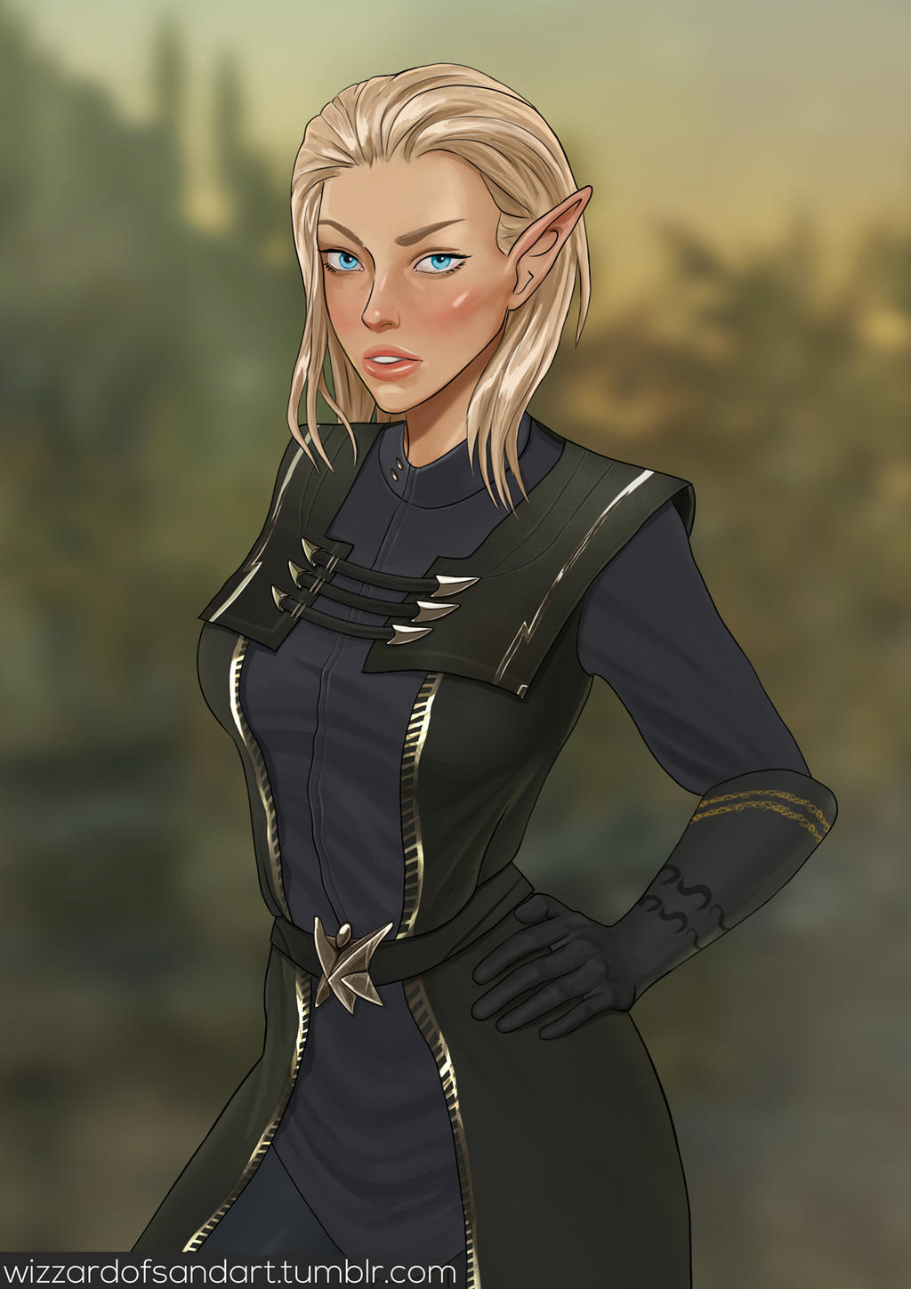 Elenwen From Skyrim By Wizzardofsand On Deviantart