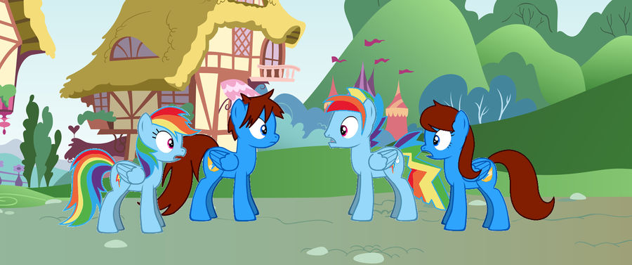 Genderswap Guardian Soul And Rainbow Dash By Guardiansoulmlp On Deviantart