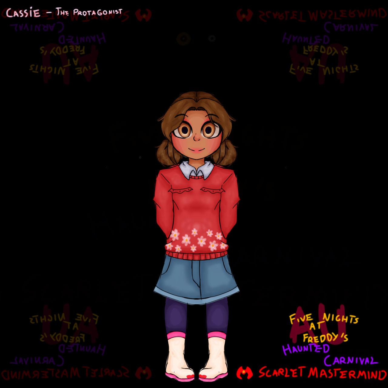 Fnaf Au Haunted Carnival Cassie By Theglamrockfnaf1993 On Deviantart