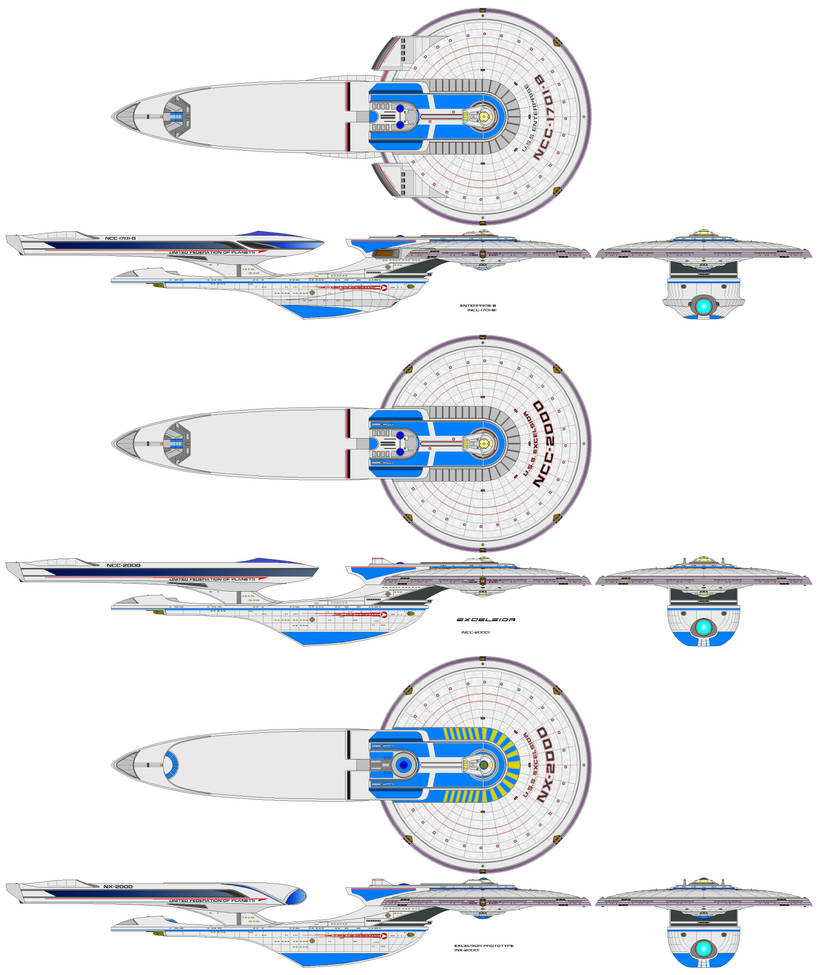 Excelsior Class Au Ships By Nichodo On Deviantart