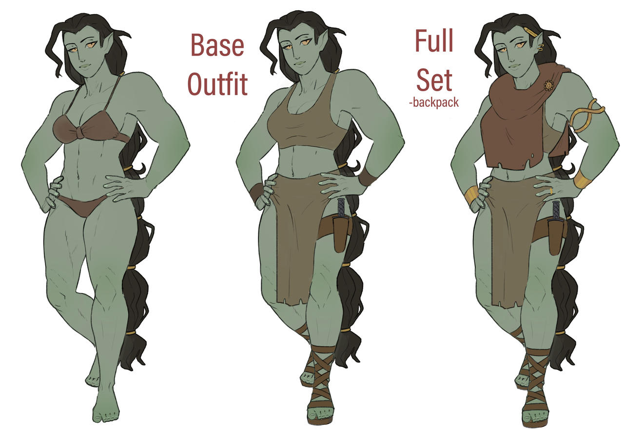 Half-Orc Reference Sheet by SwampyDivine on DeviantArt Half-Orc Reference Sheet by SwampyDivine on DeviantArt