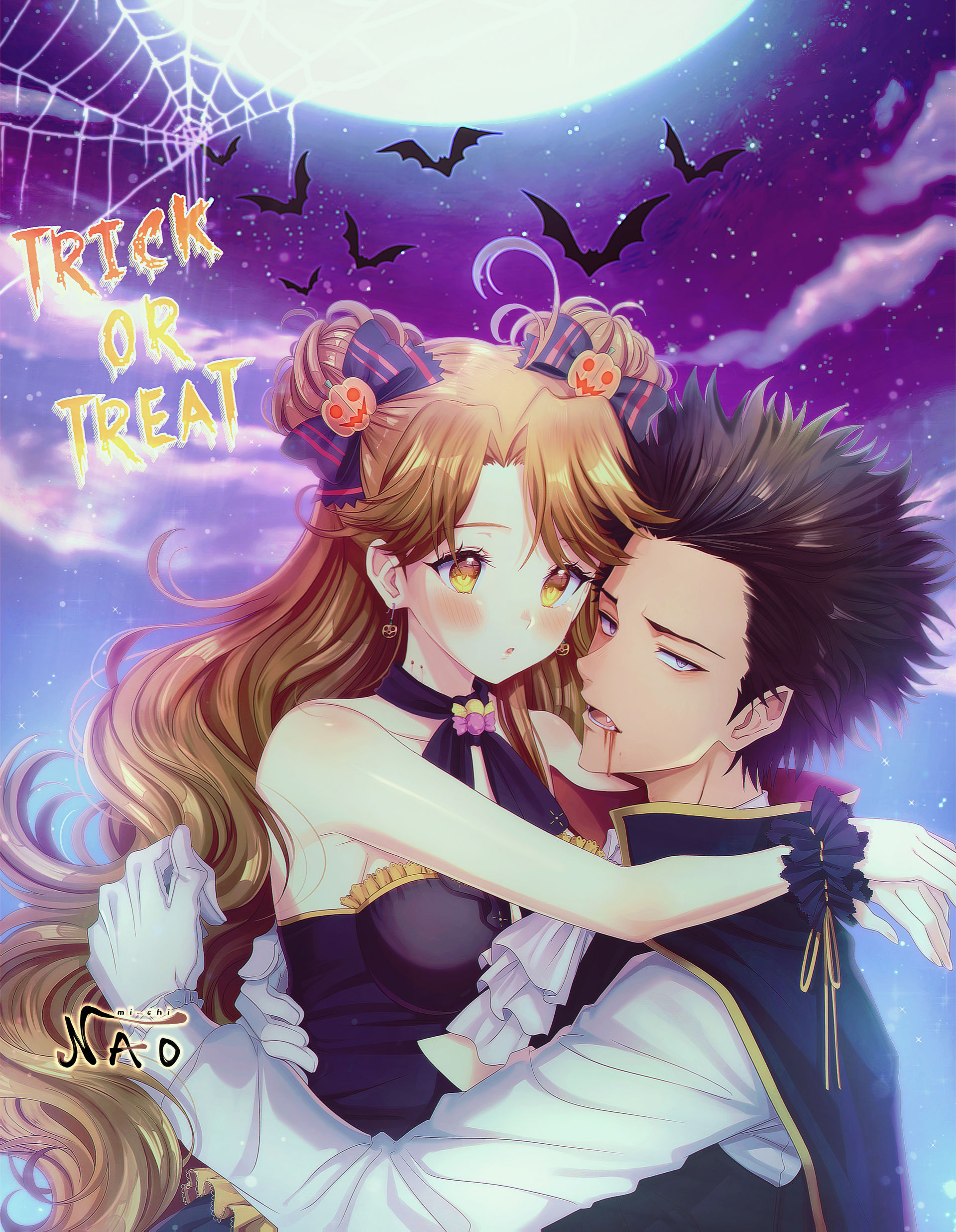 Happy Halloween By Naochiarts On Deviantart