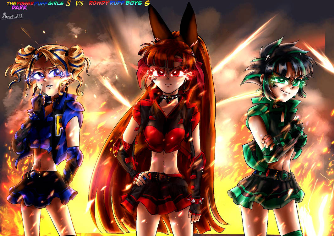 Ppgd Dark Powerpuff Girls By Pinkbiossom On Deviantart