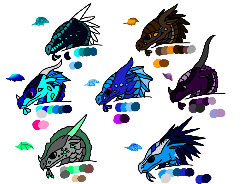 SeaWing Hybrid Adopts by Darkfury1087 on DeviantArt SeaWing Hybrid Adopts by Darkfury1087 on DeviantArt