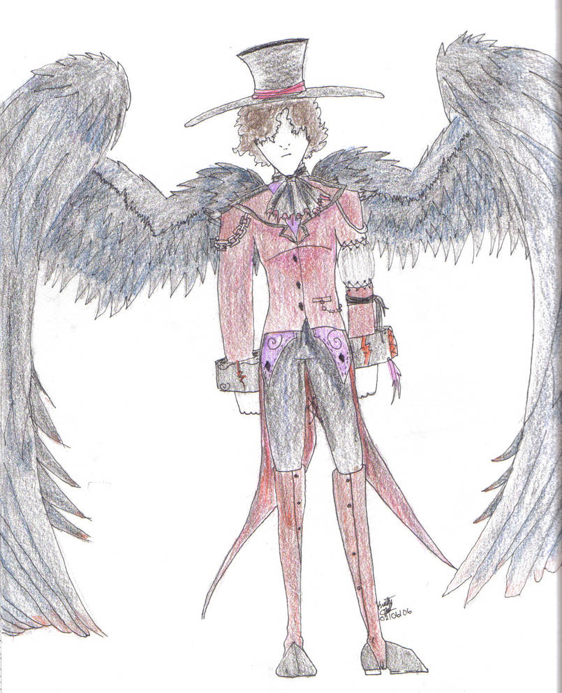 The Angel Of Chaos - Coloured by Drowned-By-Darkness on DeviantArt