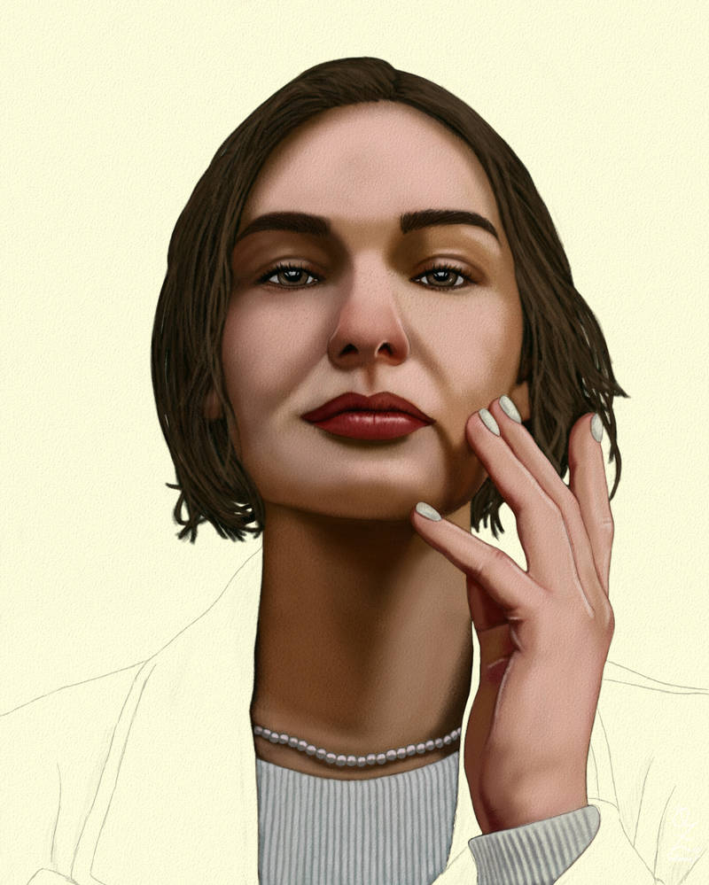 Model Portrait Sketch by Oz Galeano by OzGaleano on DeviantArt Model Portrait Sketch by Oz Galeano by OzGaleano on DeviantArt