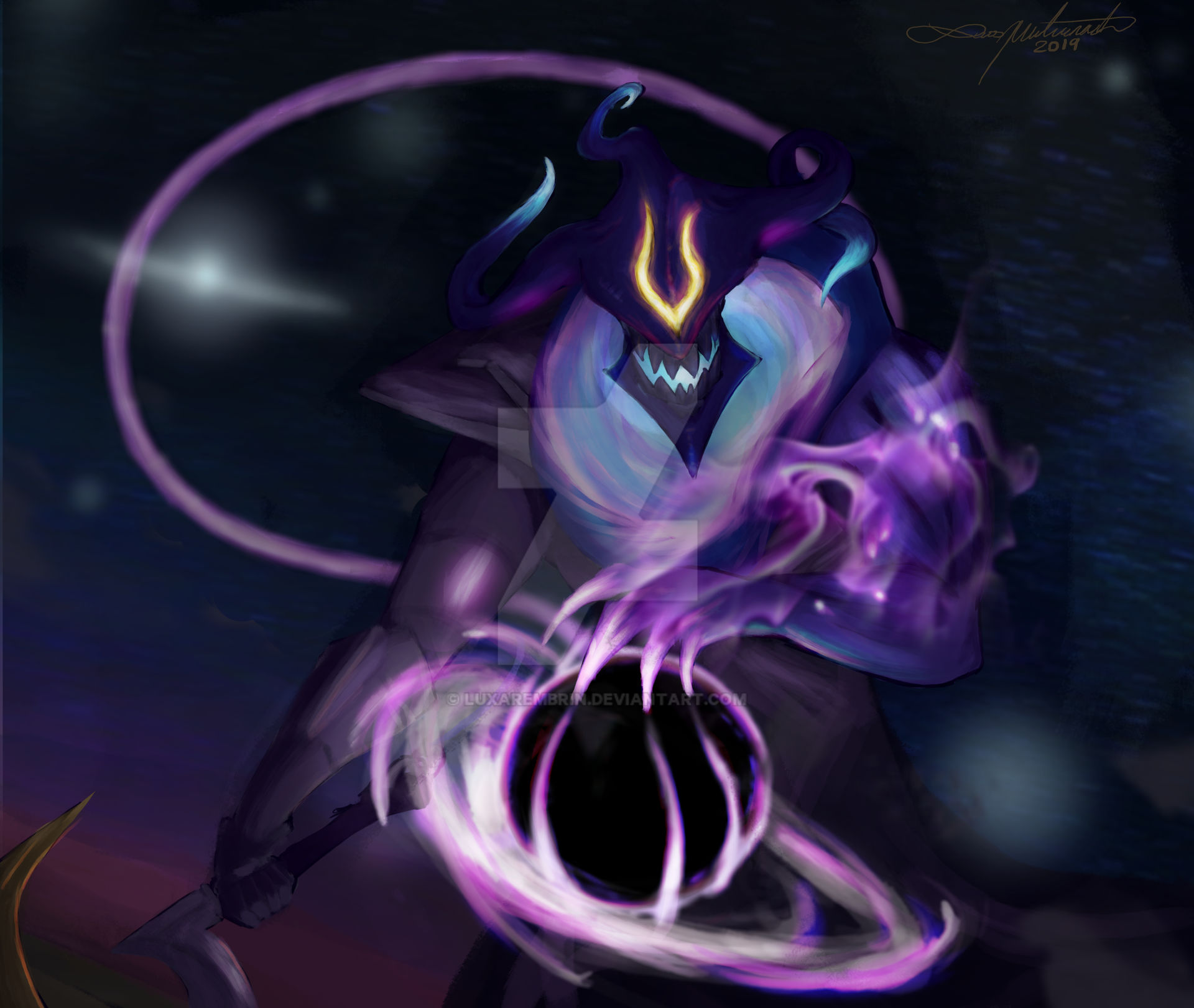 Dark Star Thresh Fanart by LuxarEmbrin on DeviantArt Dark Star Thresh Fanart by LuxarEmbrin on DeviantArt
