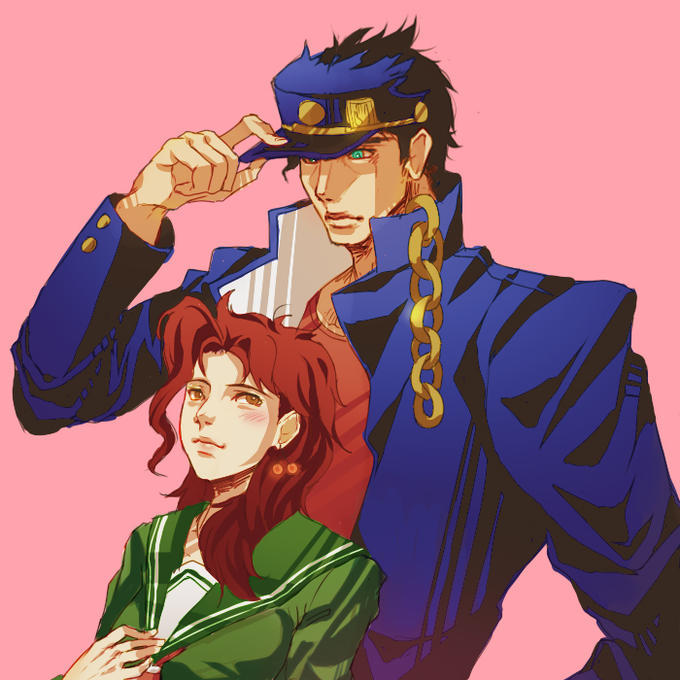 Jotaro And Kakyoin By Battlemaximus On Deviantart