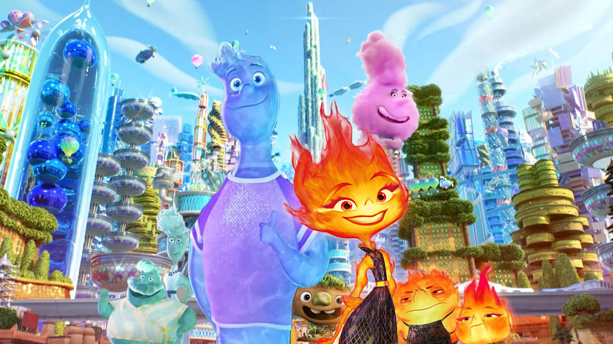 Pixars Elemental Wallpaper Disney 100 By Thekingblader995 On Deviantart