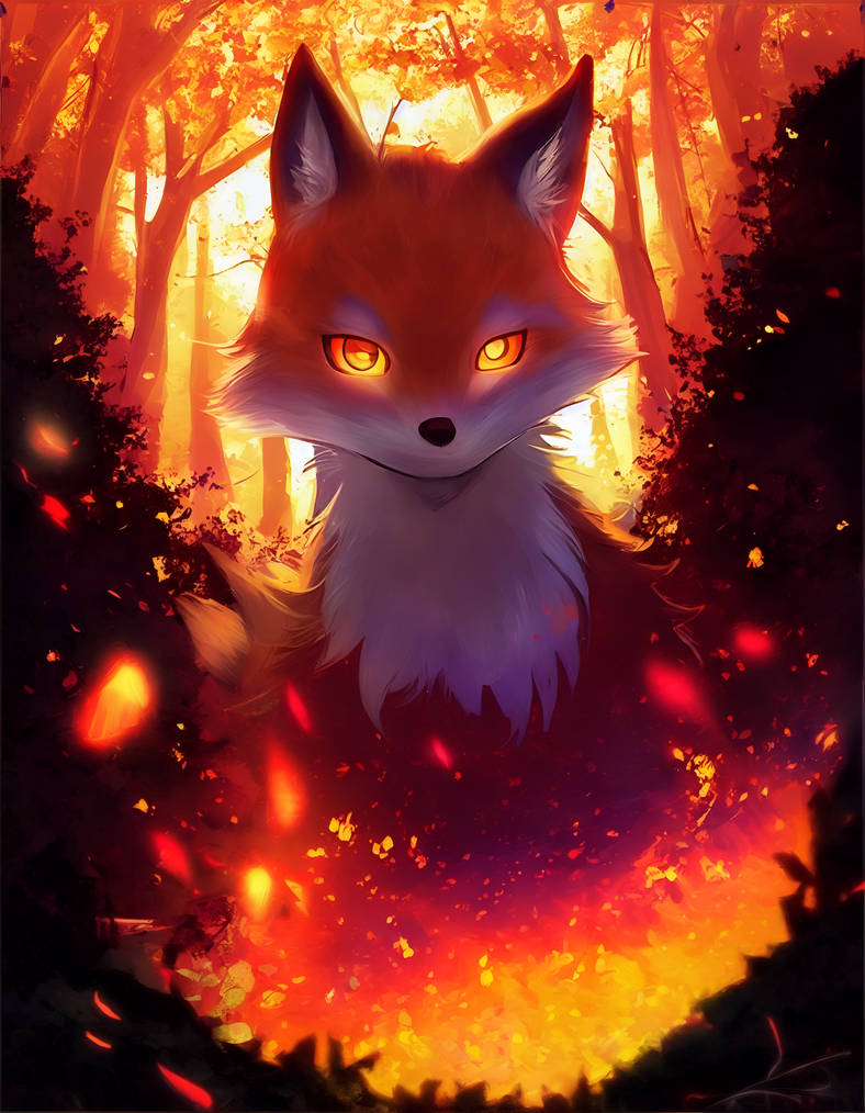 Foxy Fox Lady In A Magical Forest By R2pt0r On Deviantart