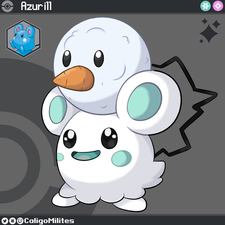 Regional Variant Azurill Ice Fairy Pokemon Fakemon by CaligoMilites on ... Regional Variant Azurill Ice Fairy Pokemon Fakemon by CaligoMilites on ...
