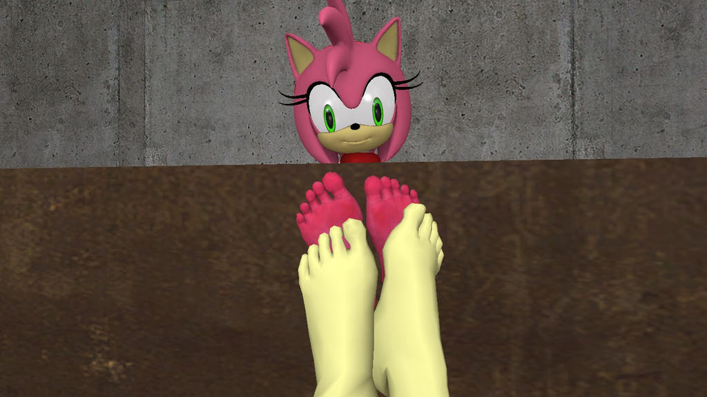 Amy And Fluttershy Footsie 1 Request By Hectorlongshot On Deviantart