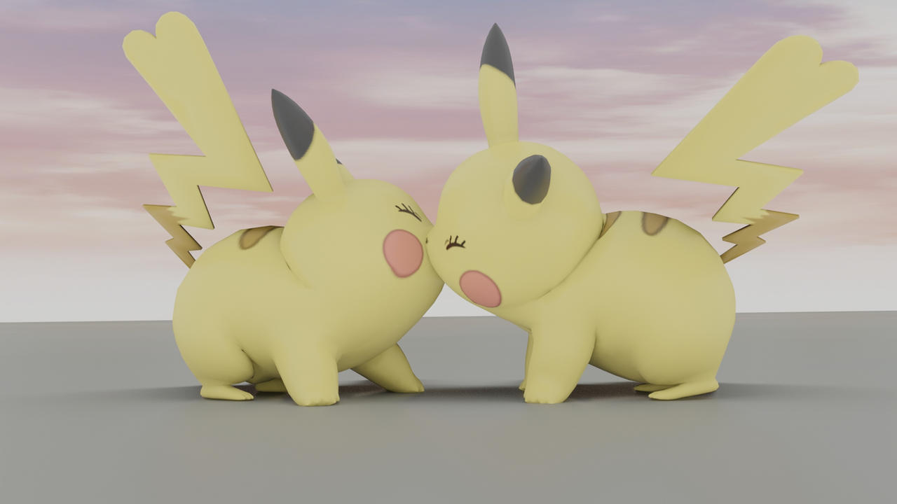 F Pikachu X F Pikachu Kissing In Smash By Dan Player On Deviantart