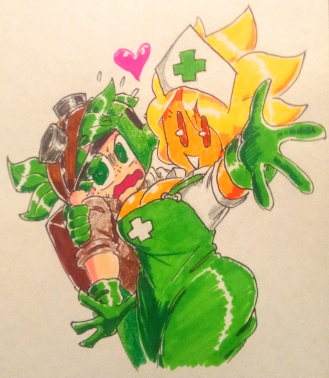 Peashooter And Sunflower By Theguywhodrawsalot On Deviantart