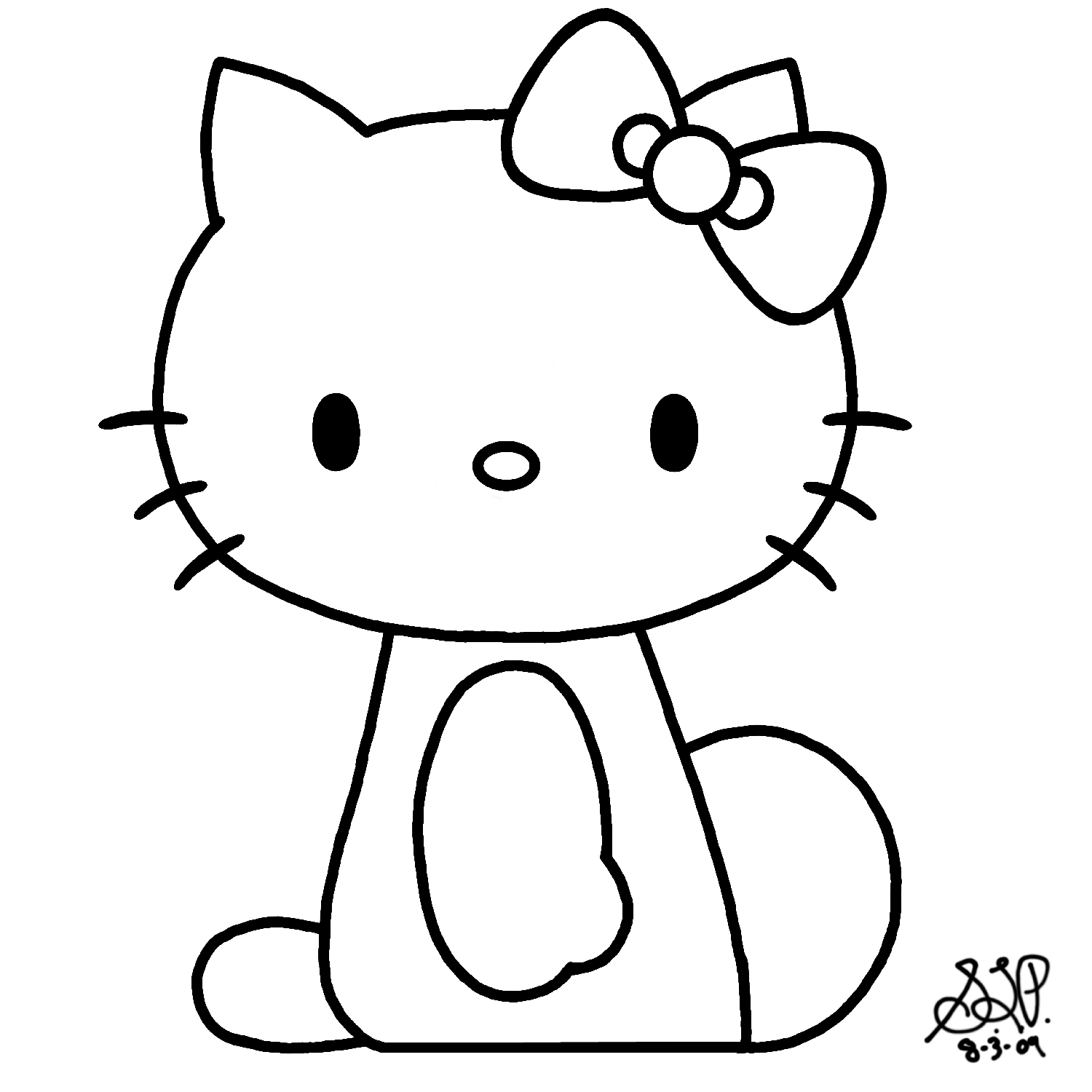 Hello Kitty Base by TheDarkAngel13 on DeviantArt Hello Kitty Base by TheDarkAngel13 on DeviantArt