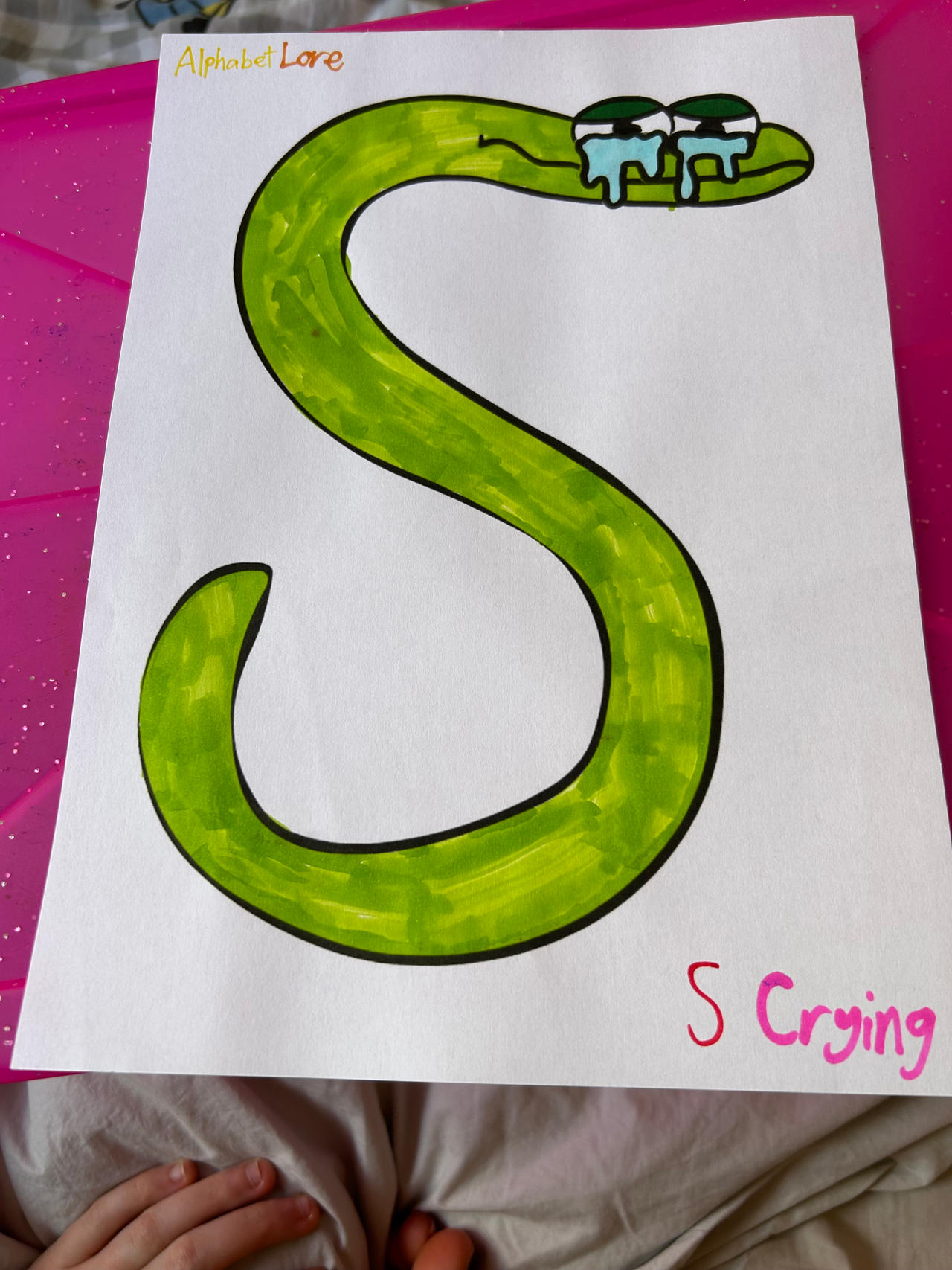 S Crying But I Coloured In By Aussielily On Deviantart