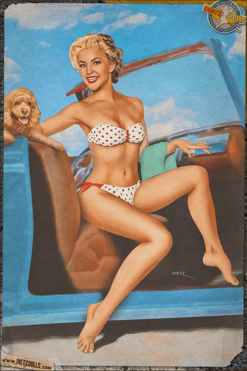 Pinups Cool Ride Bill Medcalf Tribute By Warbirdphotographer On