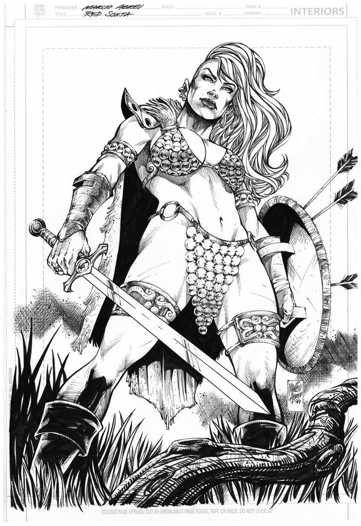 Red Sonja Marcio Abreu By Marcioabreu7 On Deviantart