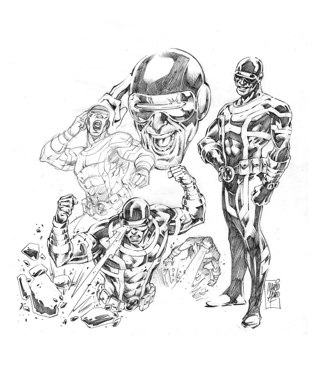 Sketchs Ciclope Marcio Abreu By Marcioabreu7 On Deviantart