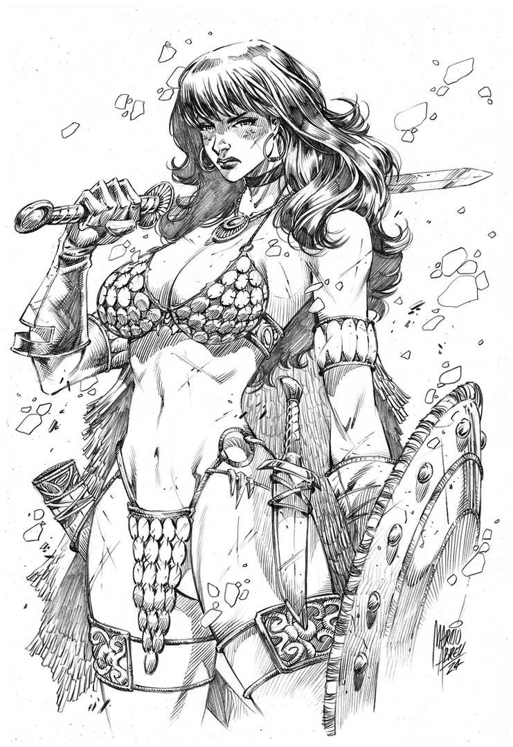 Red Sonja Marcio Abreu By Marcioabreu7 On Deviantart