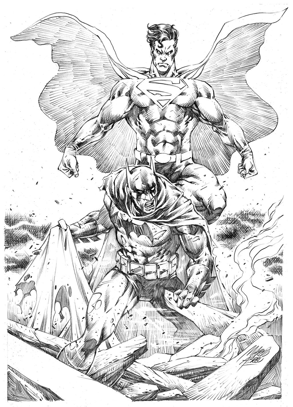 Superman Batman Marcio Abreu By Marcioabreu7 On Deviantart