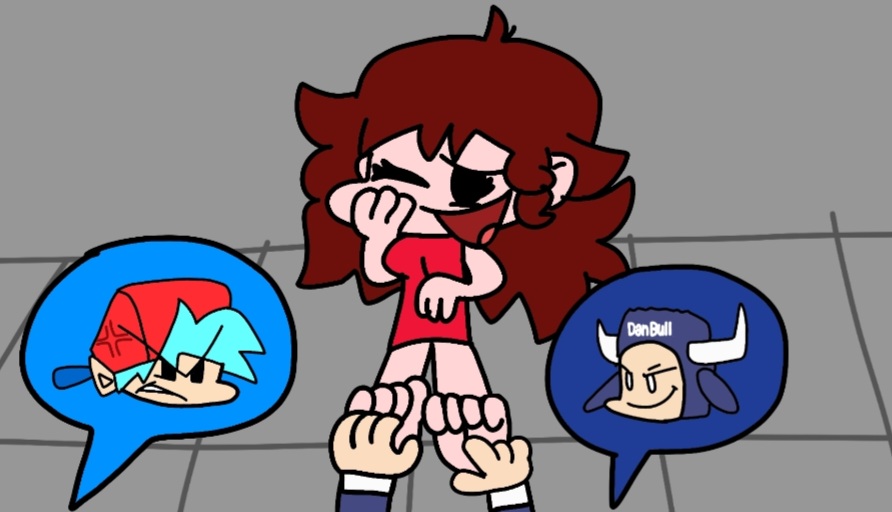Fnf Gf Gets Feet Tickled By Dan Bull By Miguelzito On Deviantart