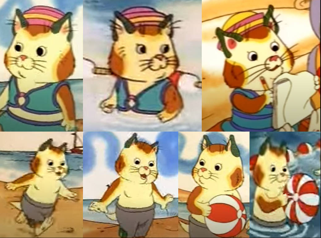 Sally And Huckle Swimsuit Collage By Justinproffesional On Deviantart
