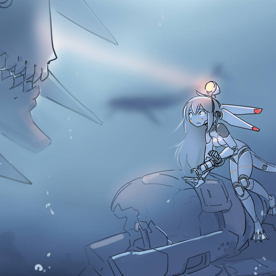 Underwater Robot Girl Explorer Prototype By Nradiowave On Deviantart