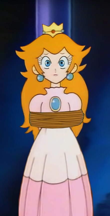 Princess Peach Tied Up By Animebondagemania On Deviantart