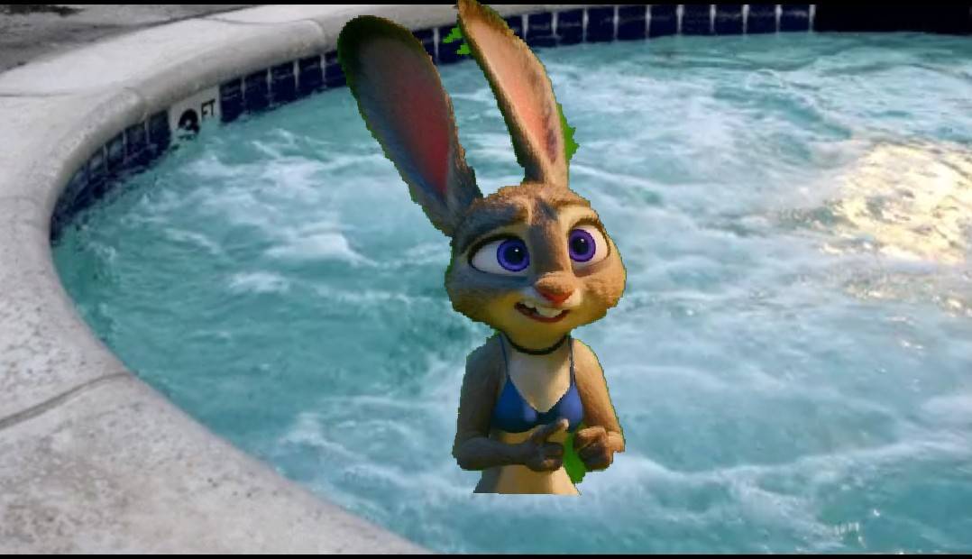 Judy Hopps In The Hot Tub By Pudihan98 On Deviantart
