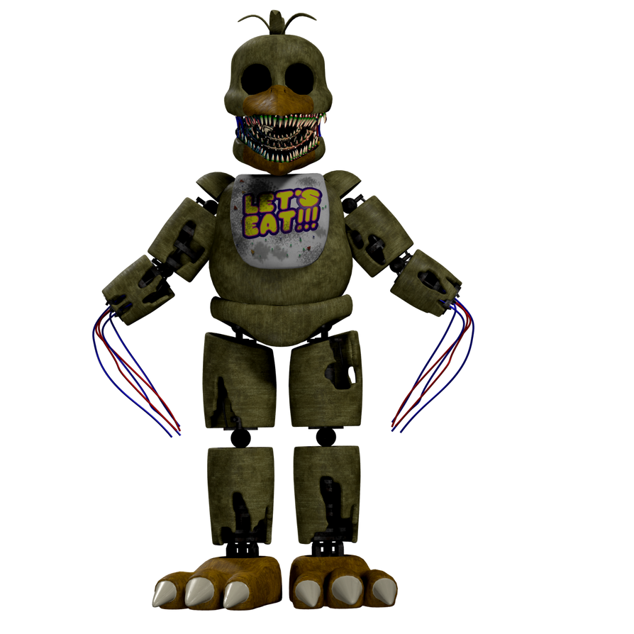 Sinister Withered Chica By Fnafspeedfan On Deviantart